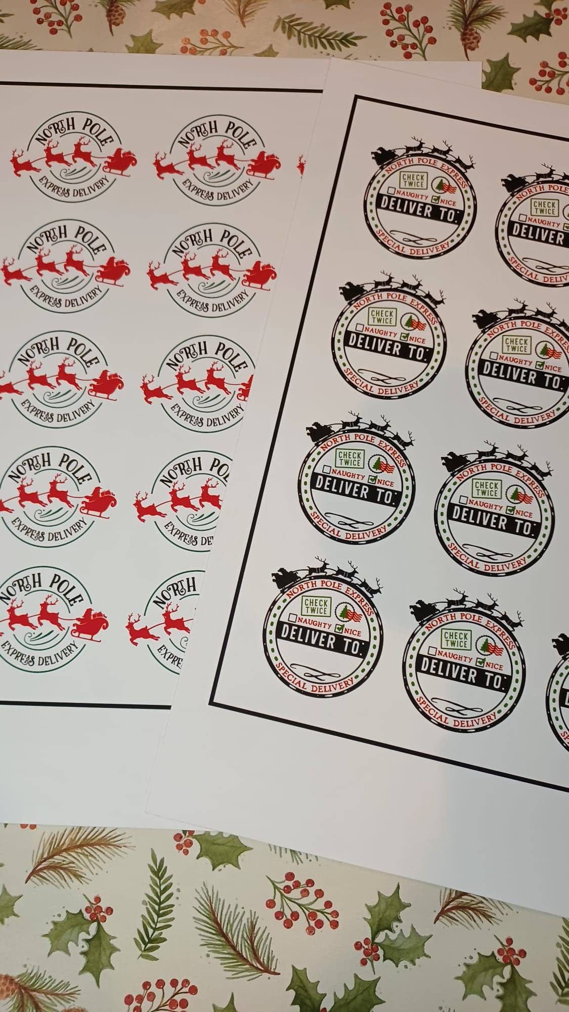 Stickers from Santy – Lauras Little Crafts